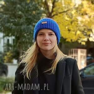 ręczne wykonanie czapki kolorowa z merino The Wool Art ღ art Madam pl