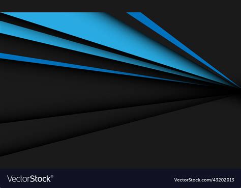 Abstract Blue Triangle Arrow Direction Dynamic Vector Image