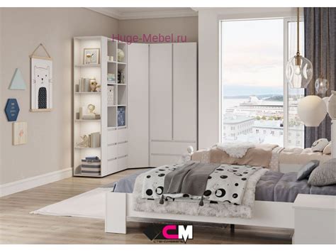 Купить шкаф 2 х створчатый Хелен белый недорого СПб