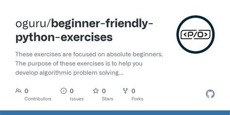 Github Ogurubeginner Friendly Python Exercises These Exercises Are