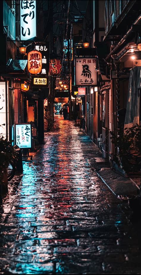 Jalan Jepang 03 Permukaan Jalan Terang Wallpaper Ponsel Hd Pxfuel