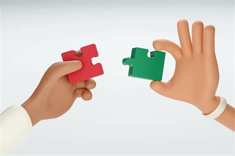 Premium Photo 3d Jigsaw Puzzle Pieces Symbol Of Teamwork
