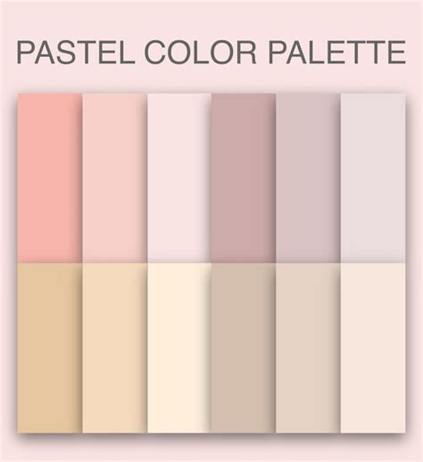 Cores Pastel Vetor Premium