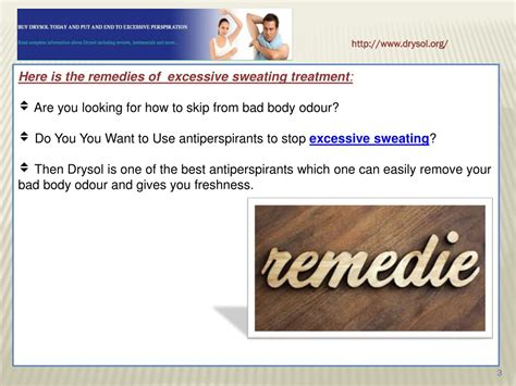 Ppt Drysol Is The Remedy For Excessive Sweating Treatment Powerpoint