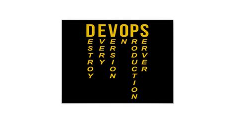 devops definition technical computer it programmer poster zazzle