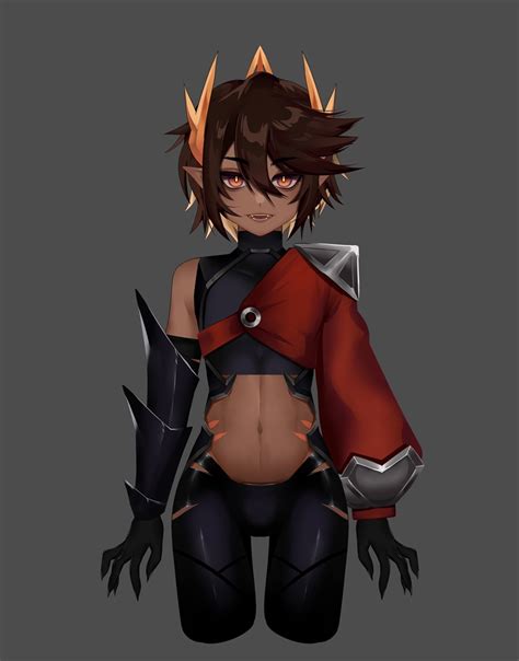 Halfbody Vtuber Dragon Femboy Fully Rigged No Nft Layns Ko Fi Shop