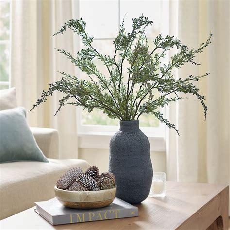 Wispy Cedar Stem Set Of Three Grandin Road