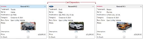 Card Separator Winforms Controls Devexpress Documentation