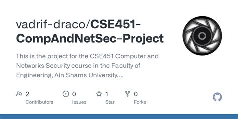 Github Vadrif Dracocse451 Compandnetsec Project This Is The Project