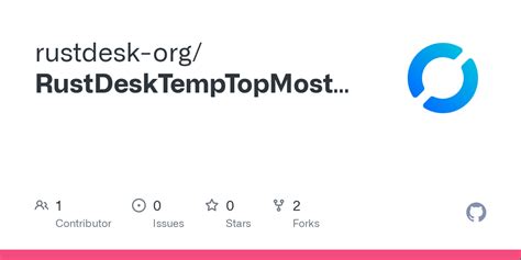 Github Rustdesk Org Rustdesktemptopmostwindow
