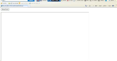 Dot Net How To Display Excel Data In IFrame On Webpage Using C