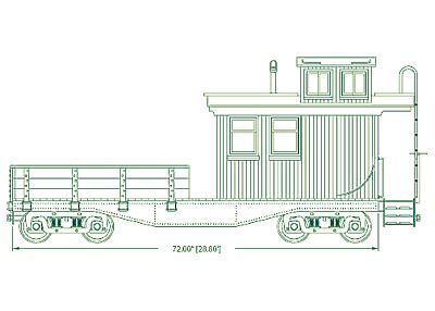 Bobber Caboose Drawings