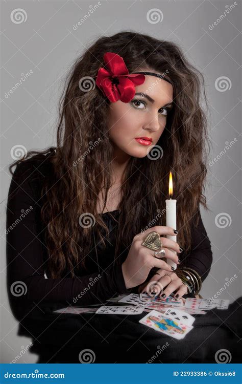 Femme Gitan Photo Stock Image Du Paranormal Expression 22933386