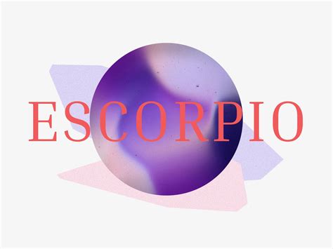 Horóscopo 28 De Abril De 2025 De Escorpio