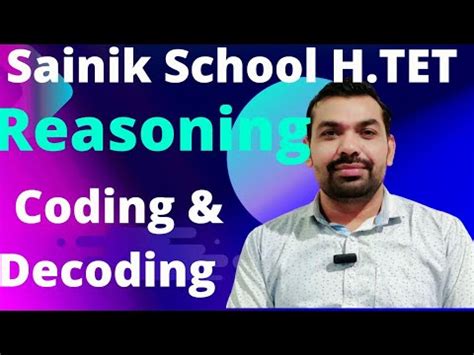 Reasoning Coding Decoding Part Youtube