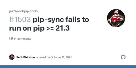 Pip Sync Fails To Run On Pip Issue Jazzband Pip Tools