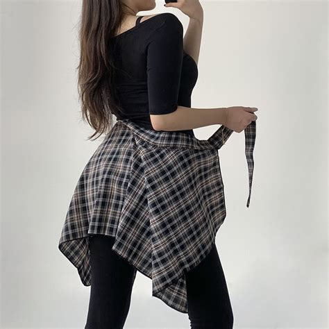 로렌블 무료배송 체크 레깅스힙커버 커버업 랩스커트 커버업치마 운동복 발레 요가복 필라테스복 하비 러닝 힙커버업 Y존 엉덩이가리개 요가복하의