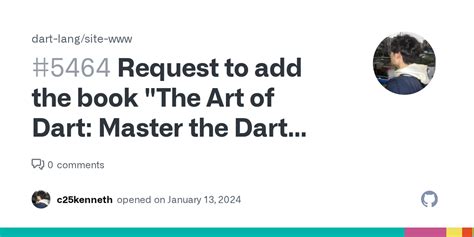 Request To Add The Book The Art Of Dart Master The Dart Programming Language To The Websites