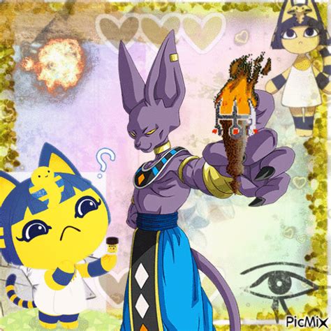Ankha Et Beerus Free Animated  Picmix