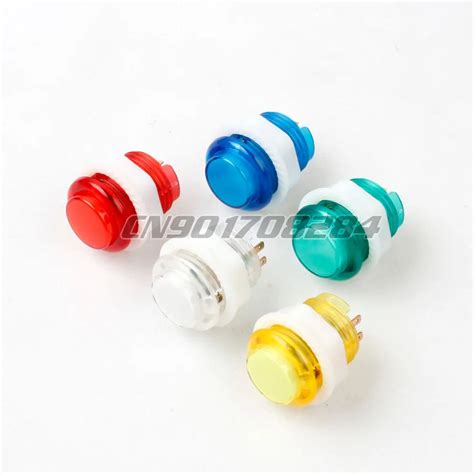 Buy 5x New 24mm Led Lit Illuminated 5v Push Buttons
