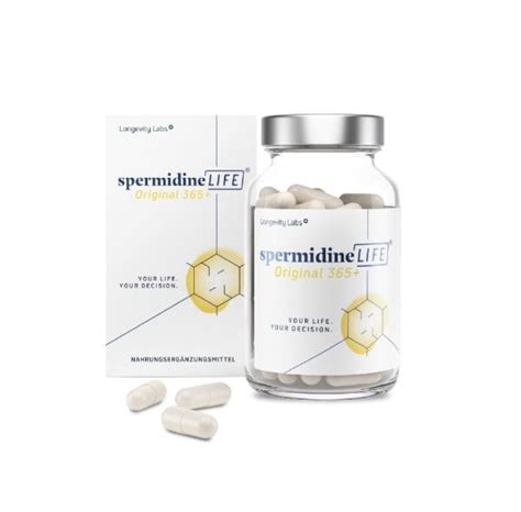 Spermidinelife Original 365 60 Capsules 2mg Spermidine Cell