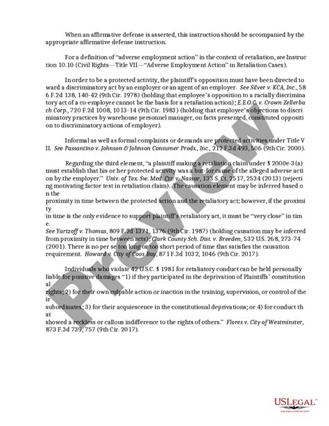 108 Civil Rights Title Vii Retaliation Elements And Burden Of Proof