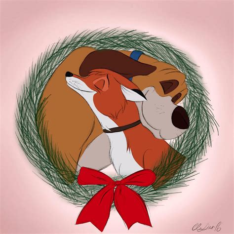 Tod And Copper In The Christmas Holidays By Urdar16 On Deviantart