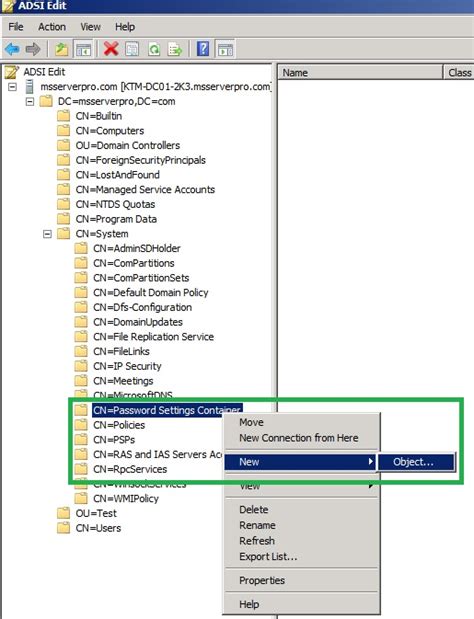 Configuring Fine Grained Password Policies In Windows Server 2008 R2