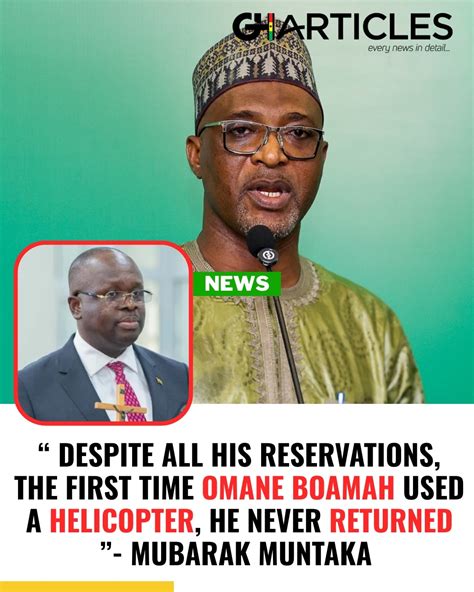 Gh Dr Omane Boamah Had Never Boarded A Helicopter In The Last 6