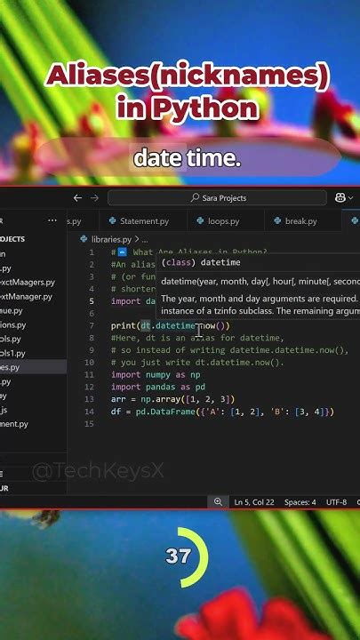Aliases Nicknames In Python Python Pythontips Importtips