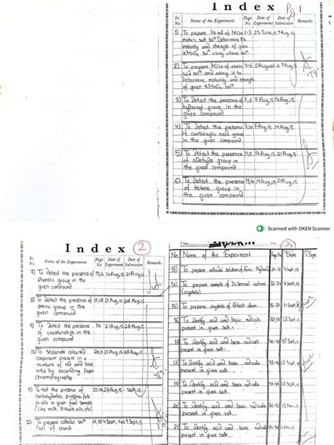 Class 12 Practicals Chemistry Pdf
