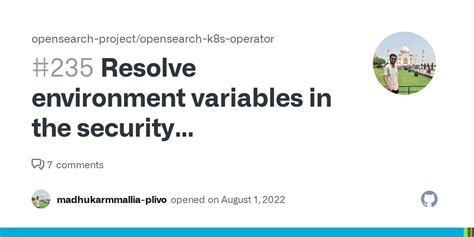 Resolve Environment Variables In The Security Configuration · Issue