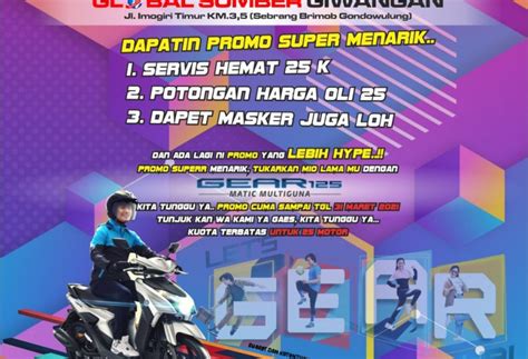 Promo Service Edisi Maret 2021 Yamaha Global Sumber Giwangan Yamaha