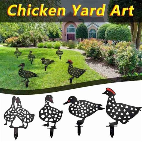 Eend Yard Art Tuinbeelden Achtertuin Gazon Stakes Vicedeal
