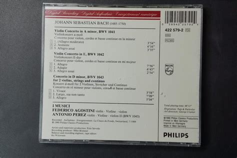 巴赫小提琴协奏曲双小提琴协奏曲 意大利音乐 Philips 古典 古典发烧CD唱片 古典LPCD唱片行 音响贵族网