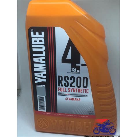 YamaLube RS200 Full Synthetic SAE 10W 50 1L Shopee Malaysia
