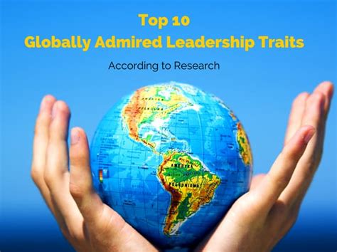 Top 10 Globally Admired Leadership Traits According To Research Ppt