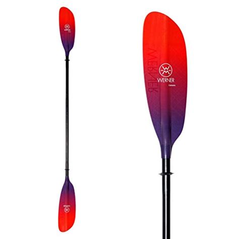 Werner Camano Fiberglass Straight Shaft Kayak Paddle Gradientsunset