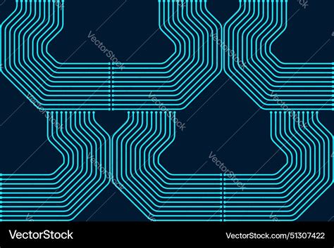 Seamless Technology Pattern Background Royalty Free Vector