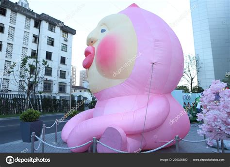 Meter Tall Giant Inflatable Kobitos Popular Japanese Cartoon Character