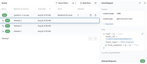How To Receive Typeform Webhooks On Your Localhost Hookdeck
