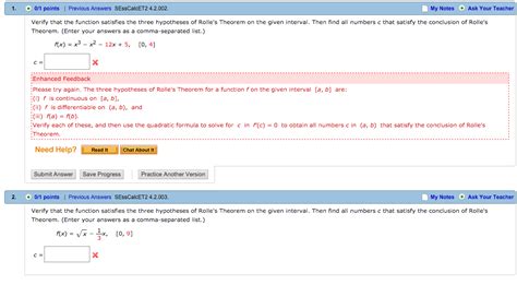 Solved Verify That The Function Satisfies The Three