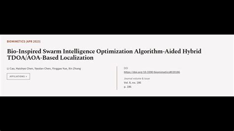 Bio Inspired Swarm Intelligence Optimization Algorithm Aided Hybrid