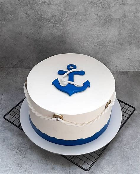 Торт Моряку с Якорем Sailor Cake Anchor Cakes Marine Cake