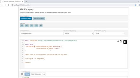 how to add data using sparql apache jena fuseki youtube