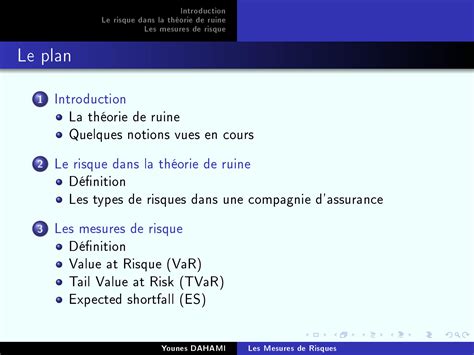 SOLUTION Gestion De Risque Les Mesures De Risque Studypool
