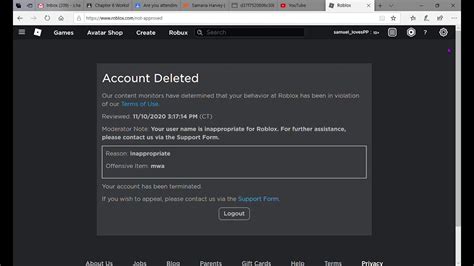 Roblox Banned Me For No Reasonnnnnnnnn Youtube