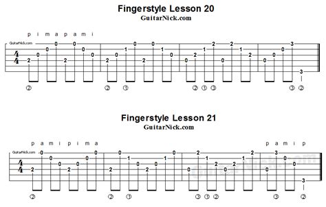 Fingerstyle Lessons 20 22