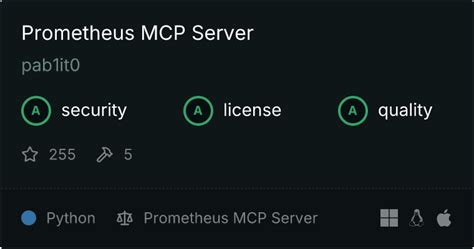 Github Pab1it0prometheus Mcp Server A Model Context Protocol Mcp Server That Enables Ai