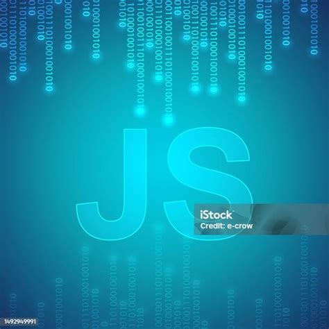 ジャバスクリプトプログラミング青いバイナリ背景にjsロゴ Bricsのベクターアート素材や画像を多数ご用意 Brics